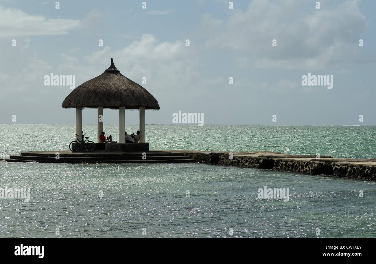 Pavillion in Mauritius Stock Photo - Alamy
