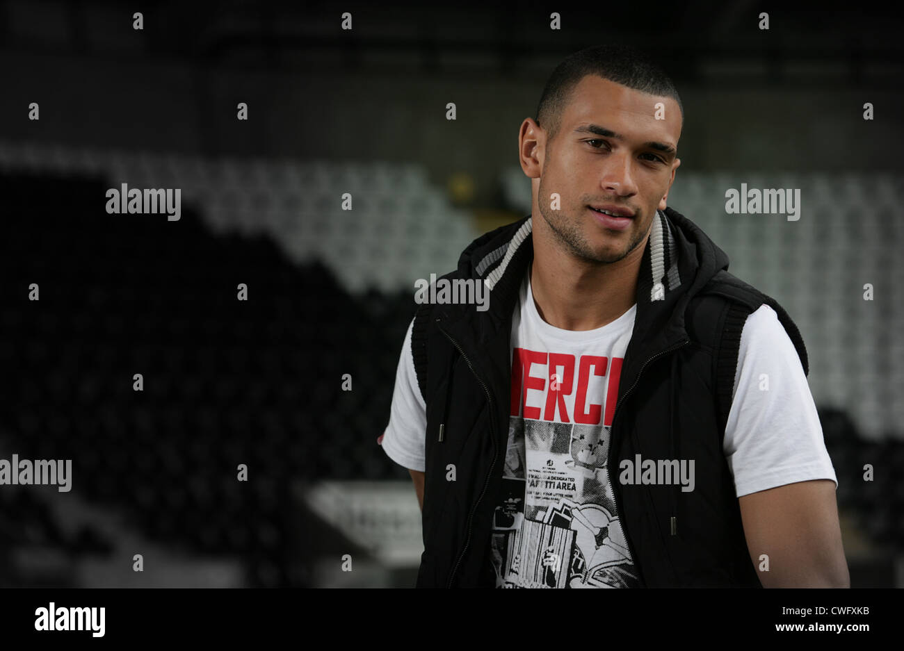 Steven Caulker, premier league defender pictured at the Liberty Stadium ...