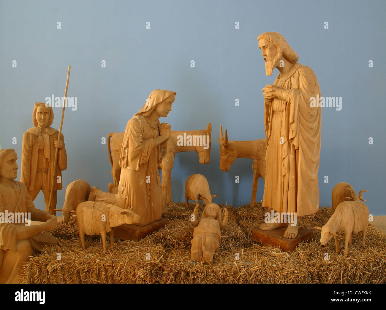 Nativity animals detail hi-res stock photography and images - Alamy