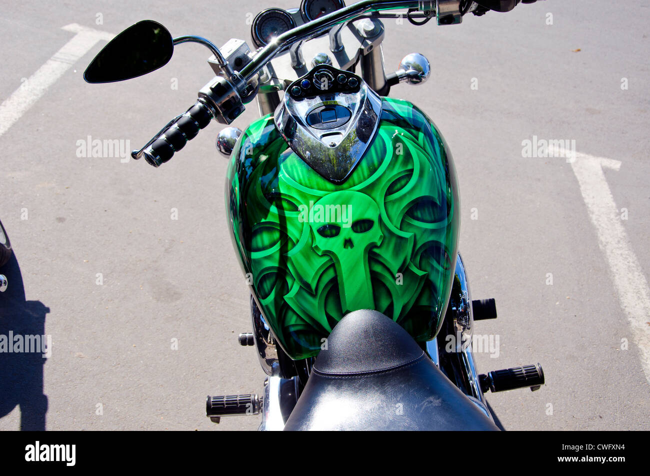 Gothic biker hi-res stock photography and images - Alamy