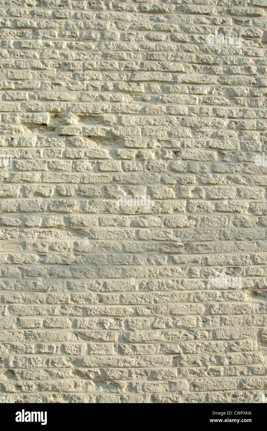old historical white bricks wall background Stock Photo - Alamy
