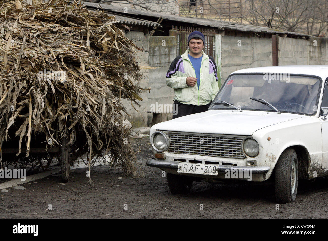 Village life in Georgia Stock Photo - Alamy