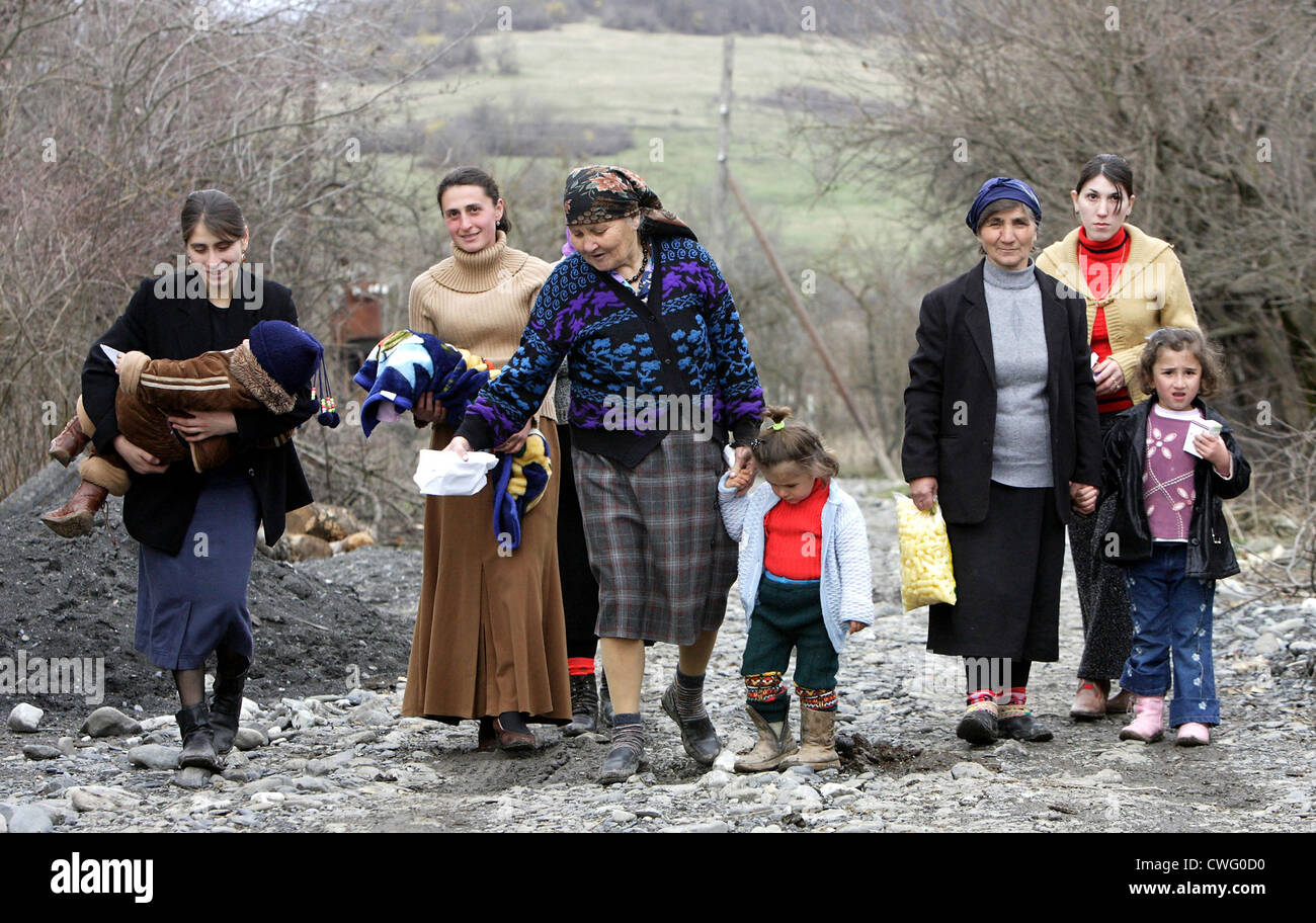 Village children road hi-res stock photography and images - Alamy
