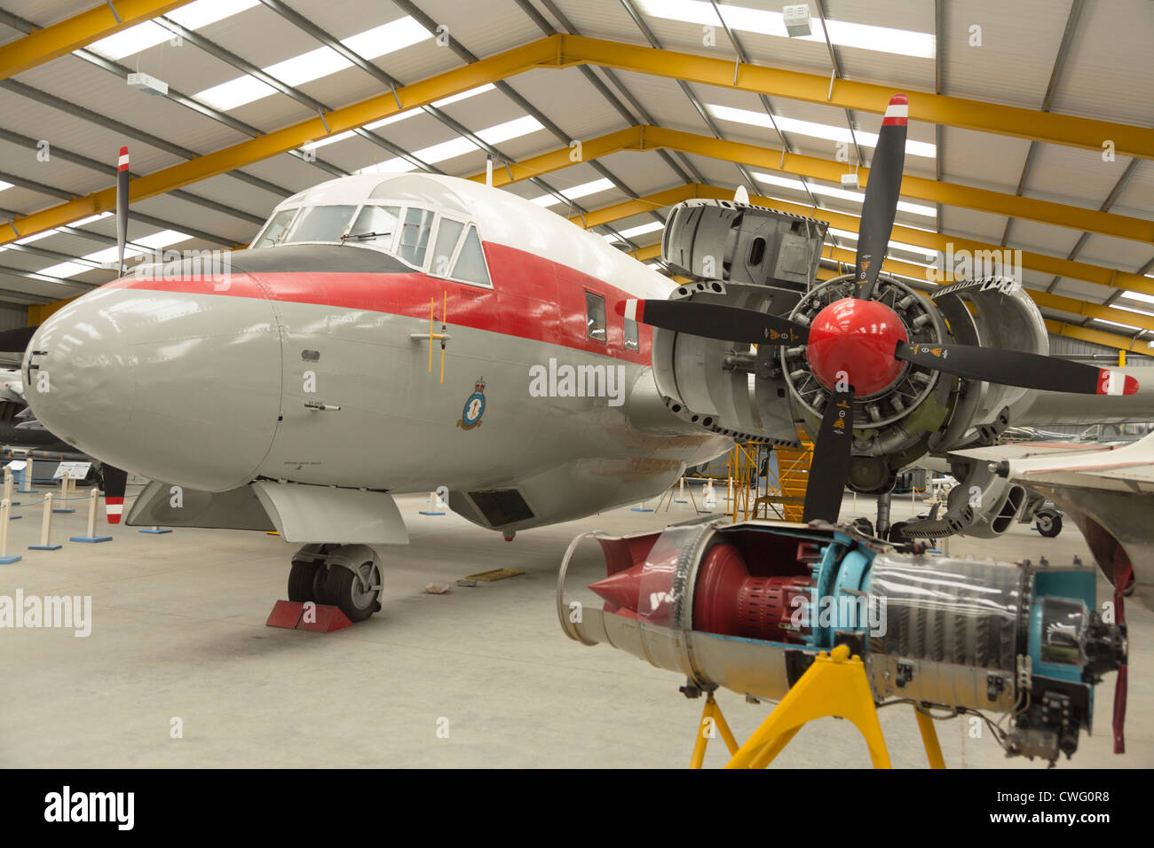 Newark Air Museum, Nottinghamshire, UK. Vickers Varsity WF369 Stock ...