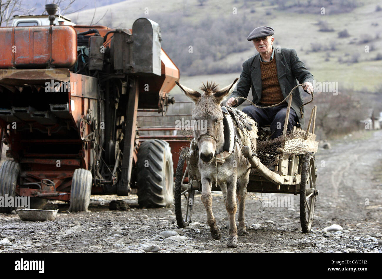 Village life in Georgia Stock Photo - Alamy