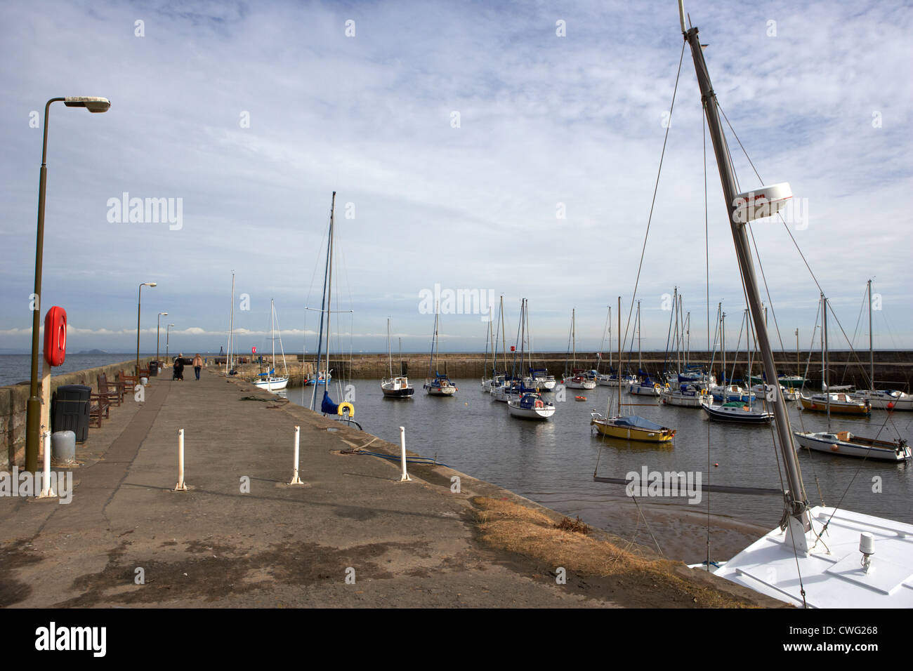 fisherrow harbour musselburgh east lothian, scotland, uk, united ...