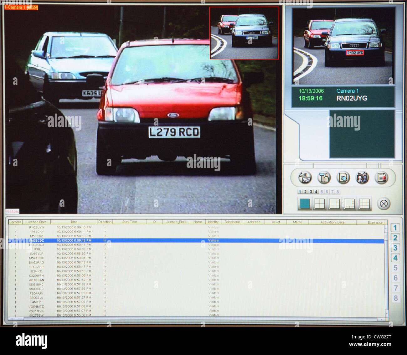 License plate to recognize capture hi-res stock photography and images ...