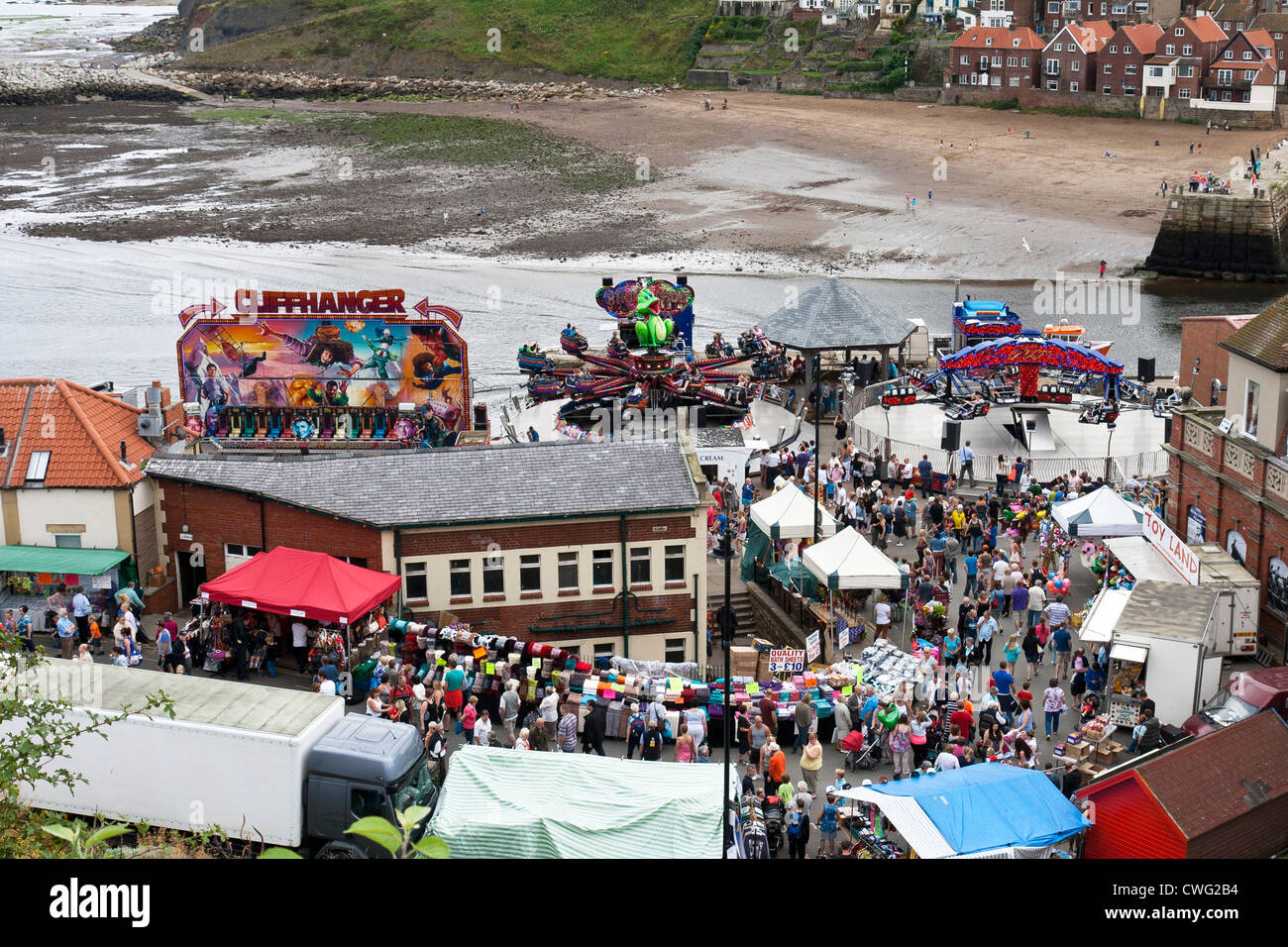 Whitby - north Yorkshire during the Regatta Stock Photo - Alamy