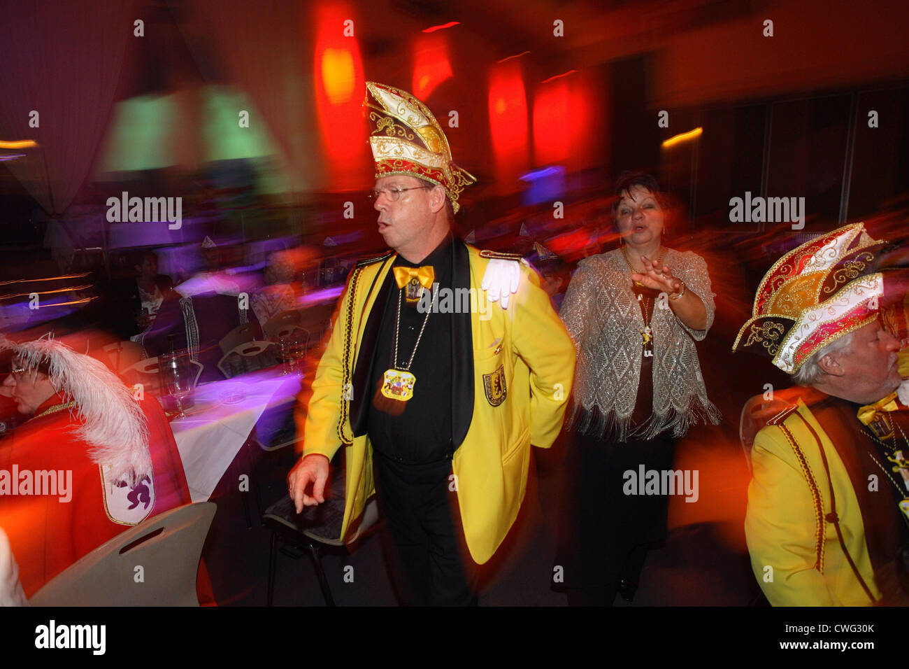 Carnival revelers at a meeting in Berlin Stock Photo - Alamy