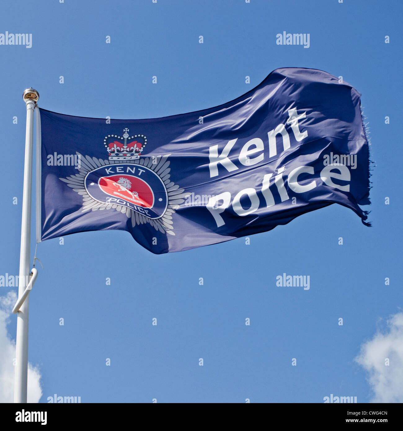 Police flag hi-res stock photography and images - Alamy