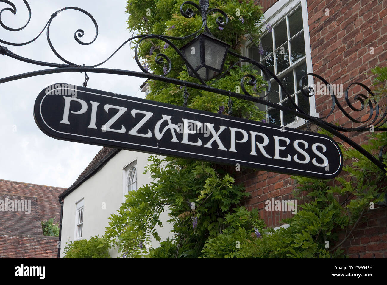 Pizza Express Restaurant Sign Canterbury Kent UK Stock Photo - Alamy