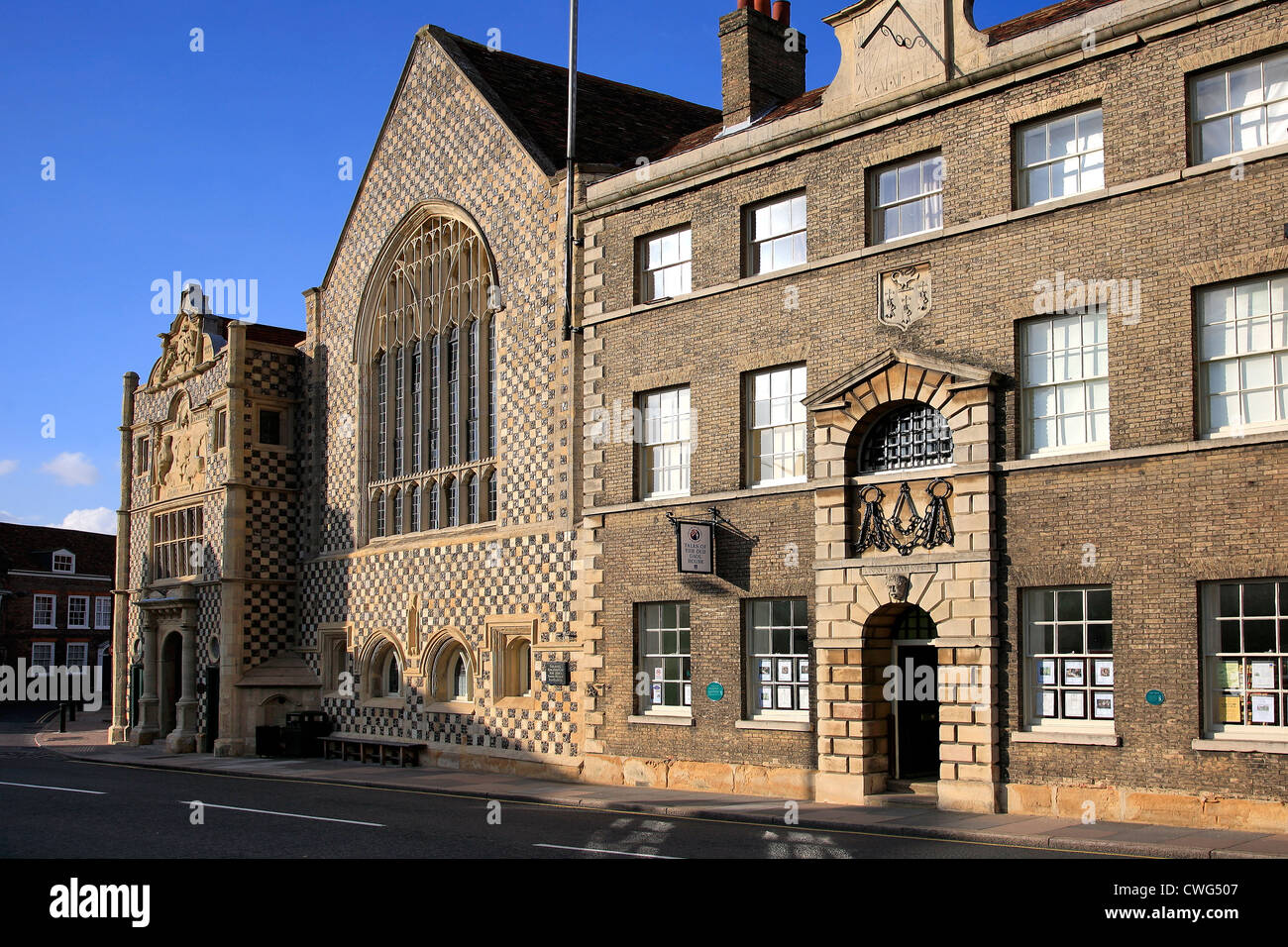 detail on the Tales of the Old Gaol House building and the Guildhall ...