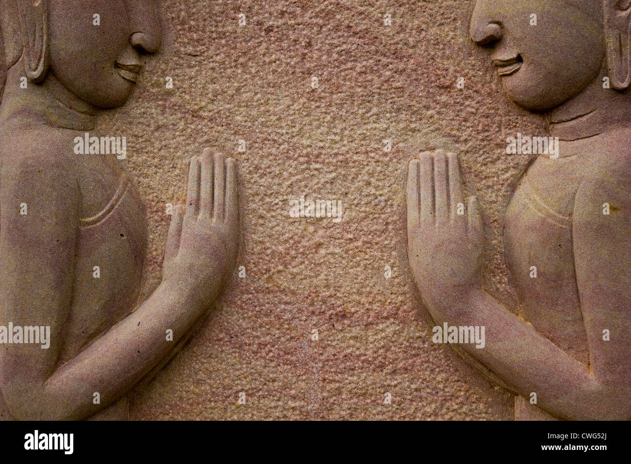 clergy, the, rock, sculpture, art, crafts, low relief, like floating ...