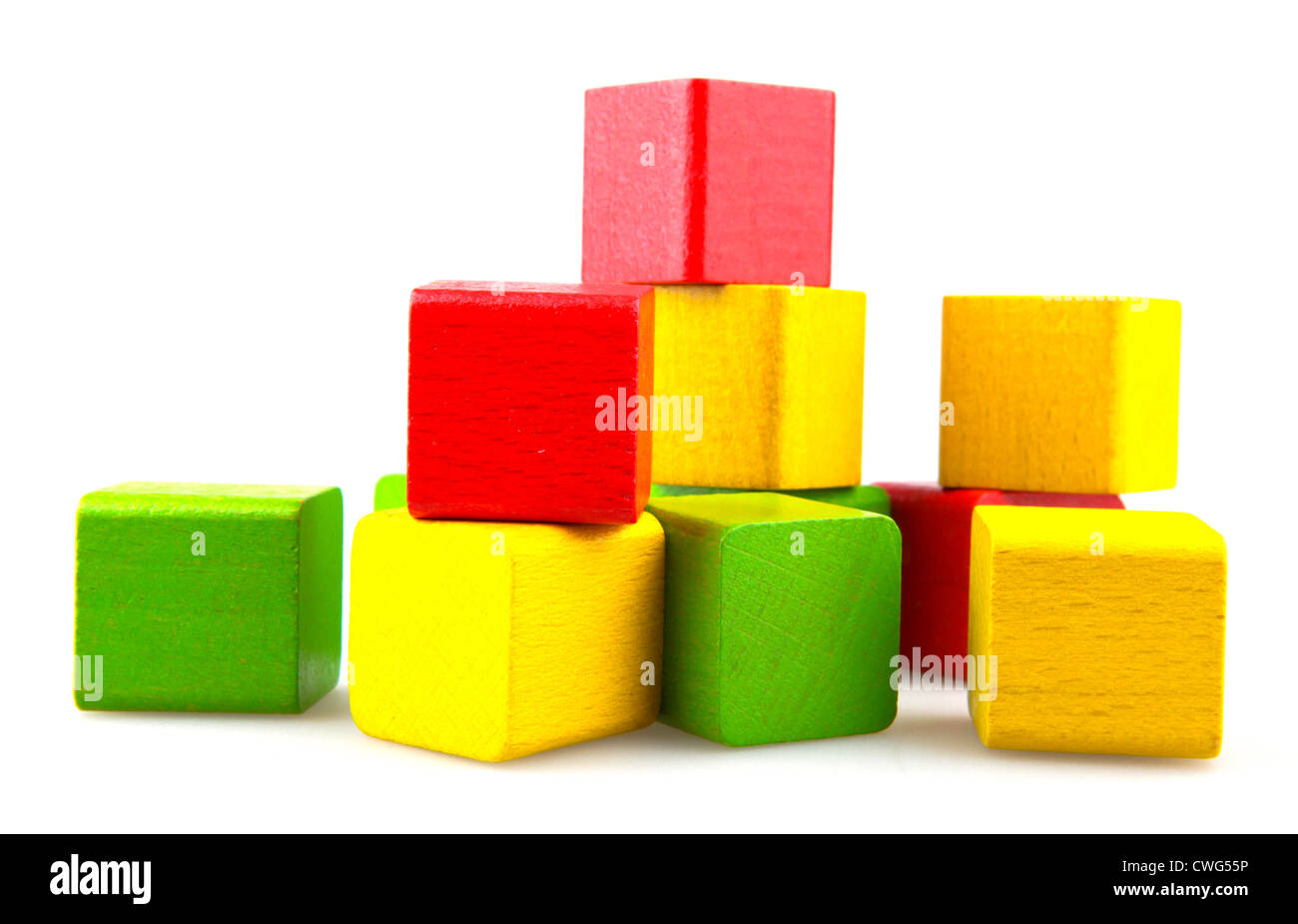 Five colored block Cut Out Stock Images & Pictures - Alamy