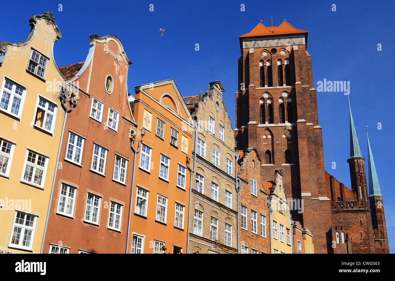 Architecture of Gdansk Old Town, Poland Stock Photo - Alamy