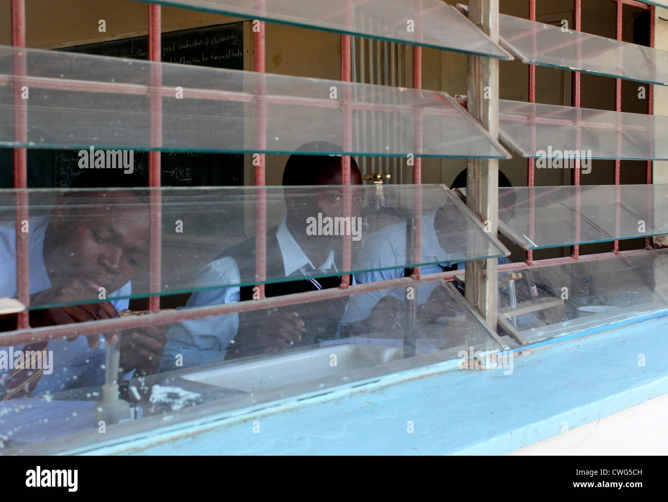 Science lesson, Ndola, Zambia Stock Photo - Alamy