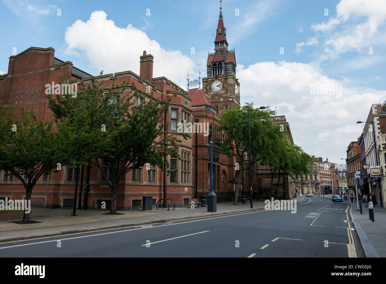Derby Central Library on The Wardwick Stock Photo - Alamy
