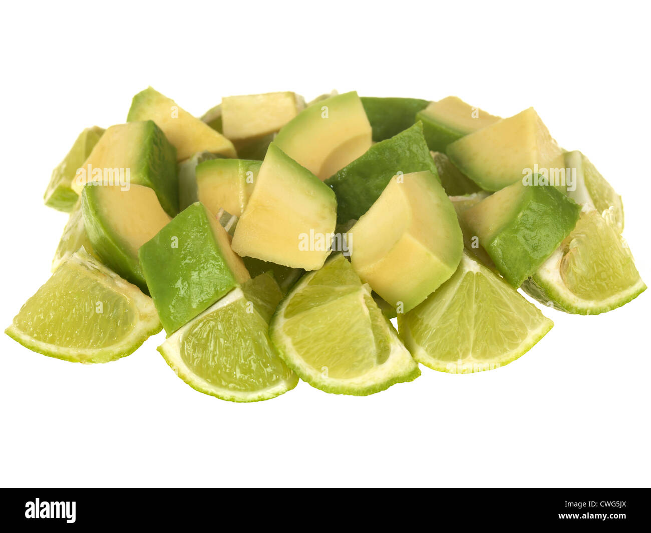 Close up of limes Cut Out Stock Images & Pictures - Alamy