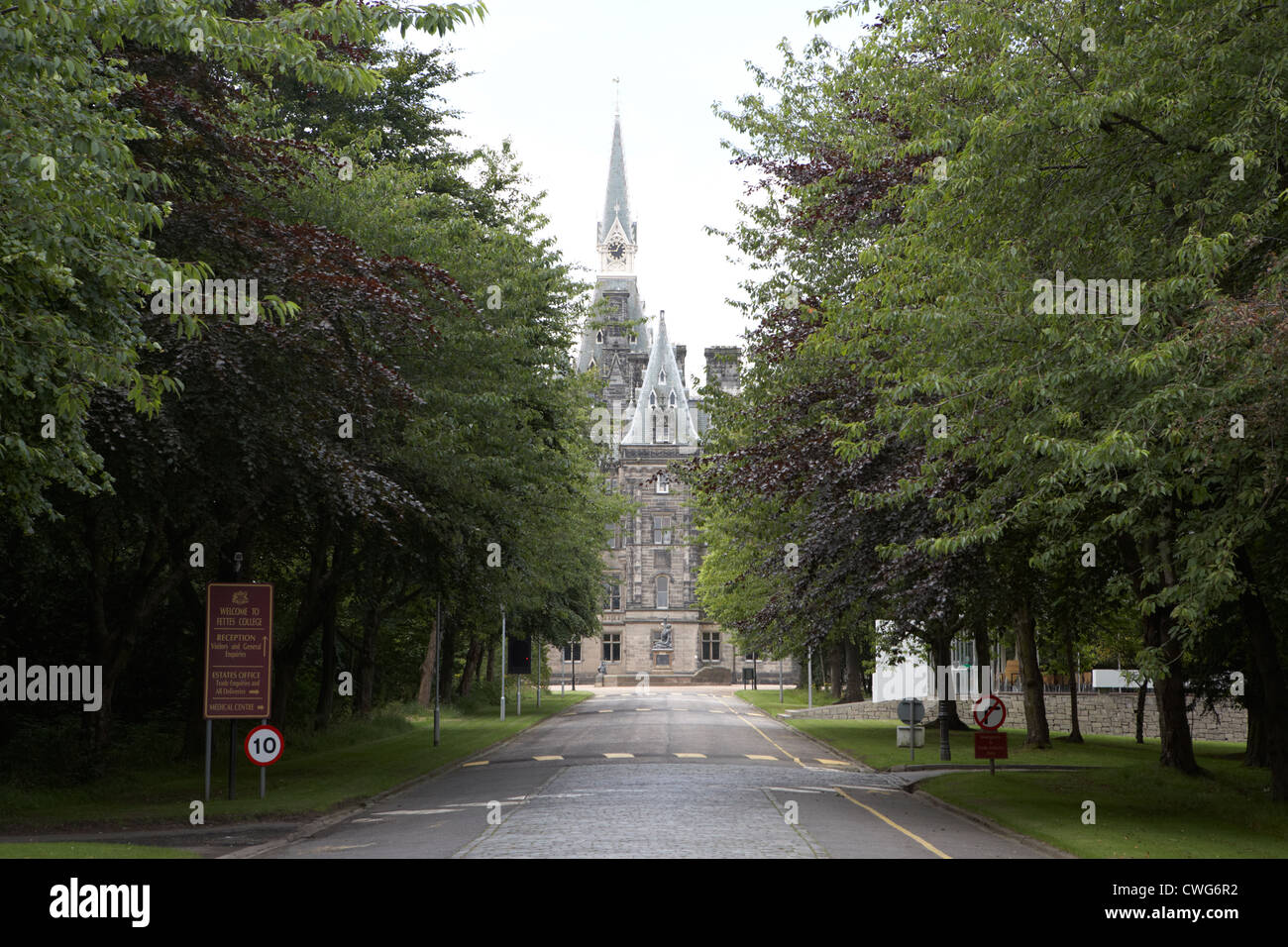 entrance to fettes college edinburgh, scotland, uk, united kingdom ...