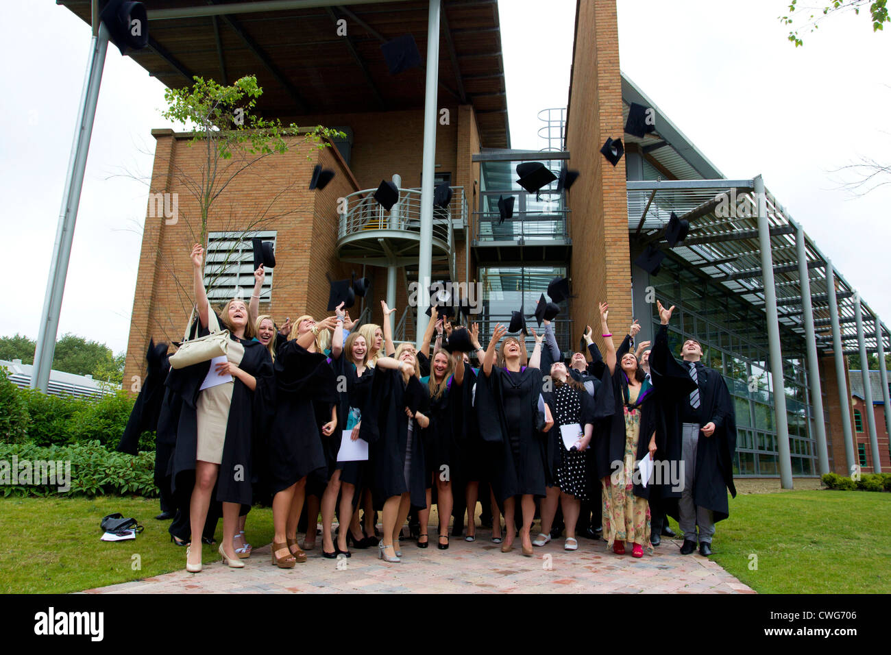 Uni students accomplish hi-res stock photography and images - Alamy