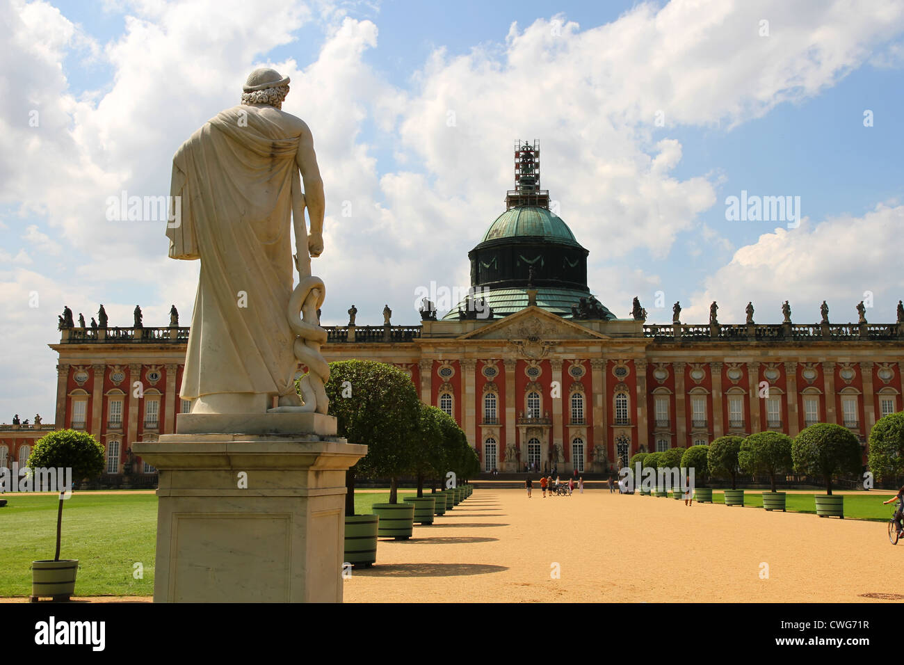 The new Palace (Neues Palais) in the royal Park Sanssouci in Potsdam ...
