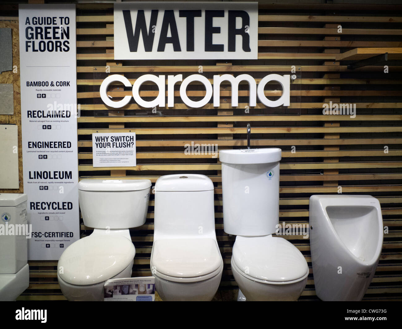 Eco friendly toilets Stock Photo - Alamy