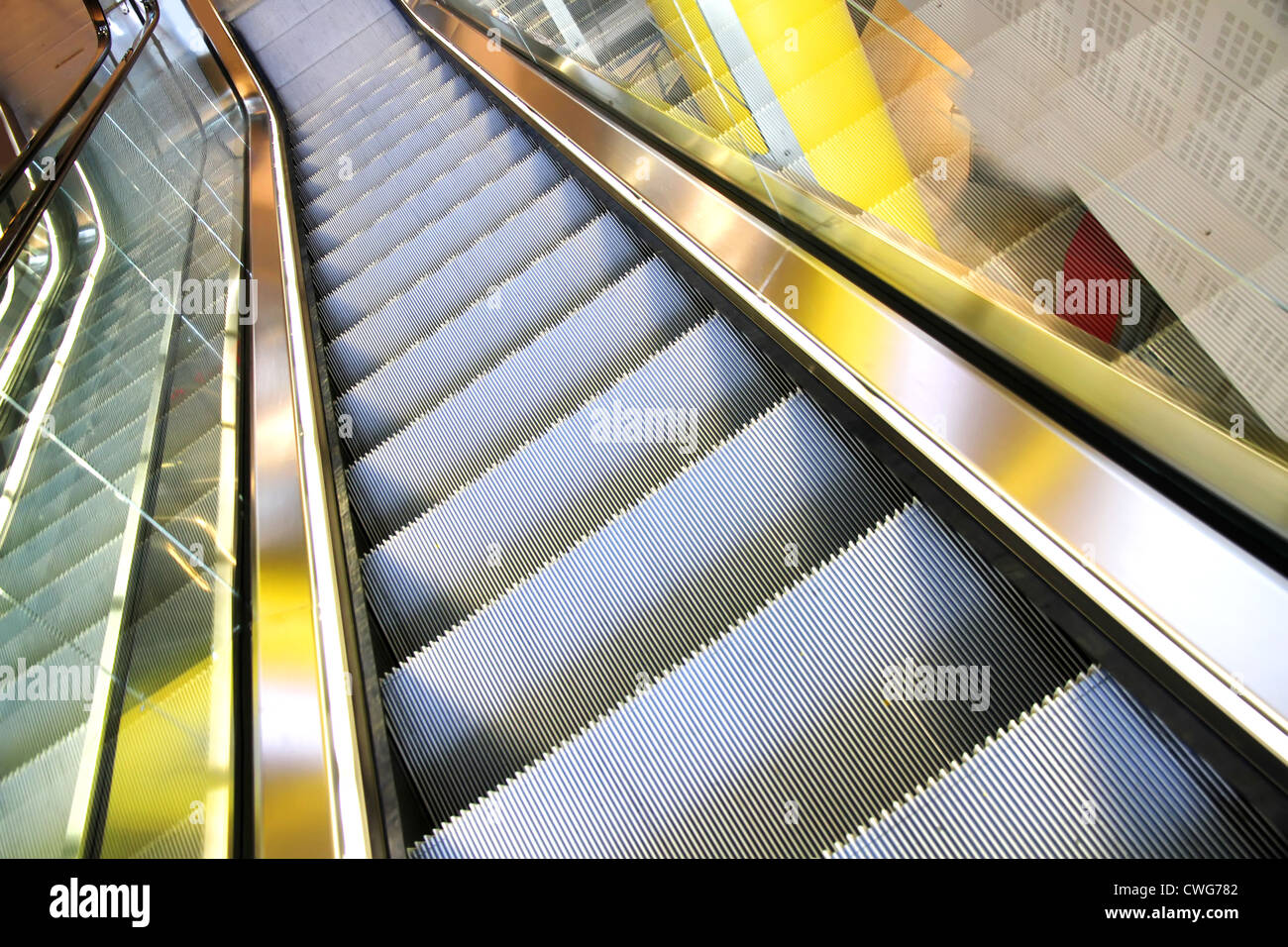 Photo of a modern escalator Stock Photo - Alamy