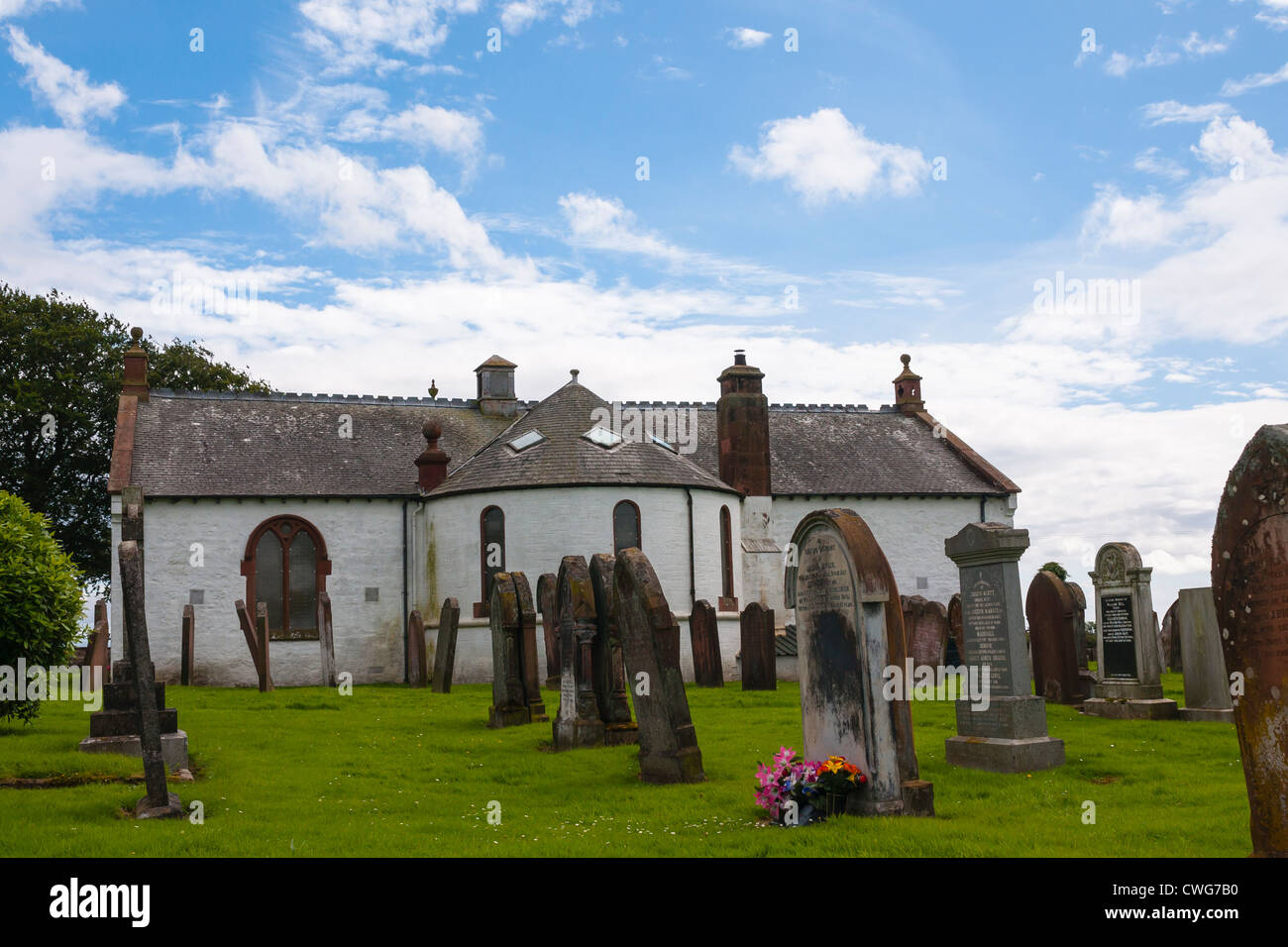 Building, Church, Ruthwell parish church Stock Photo - Alamy