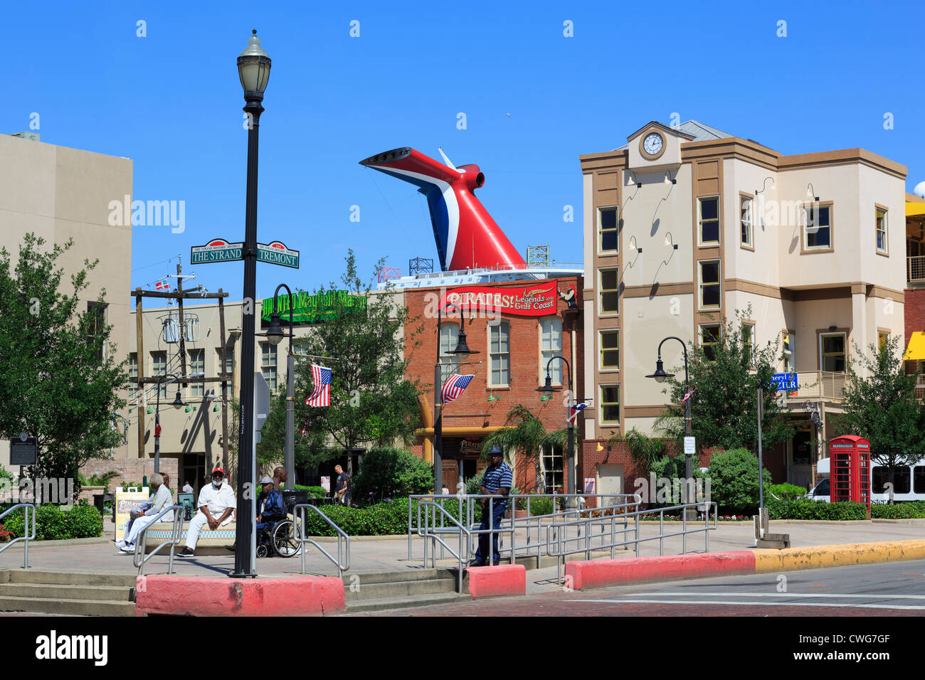 Historic Strand District,Galveston,Texas,USA Stock Photo - Alamy