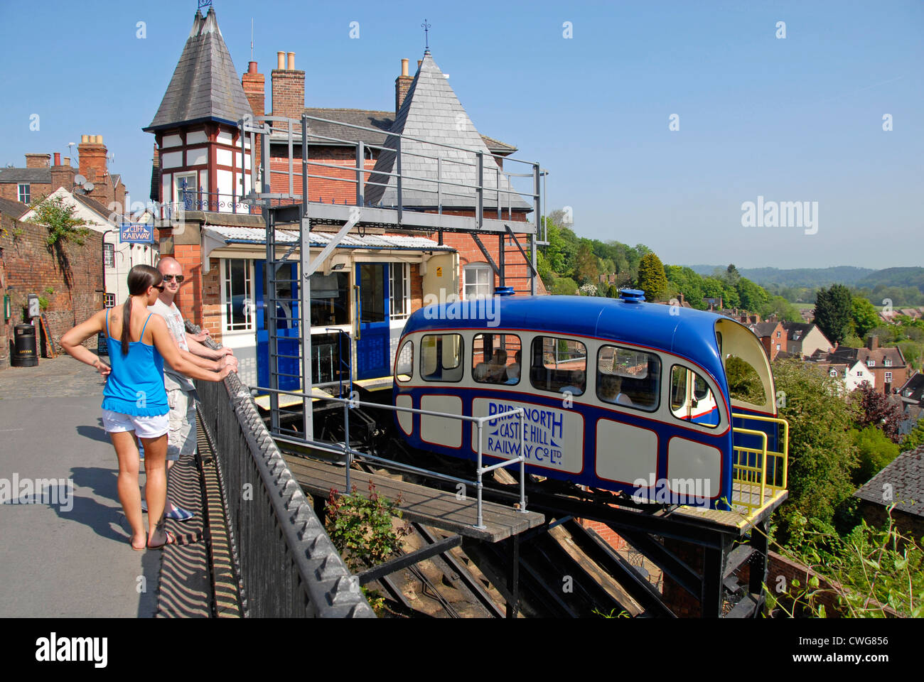 Bridgnorth cliff railway hi-res stock photography and images - Alamy