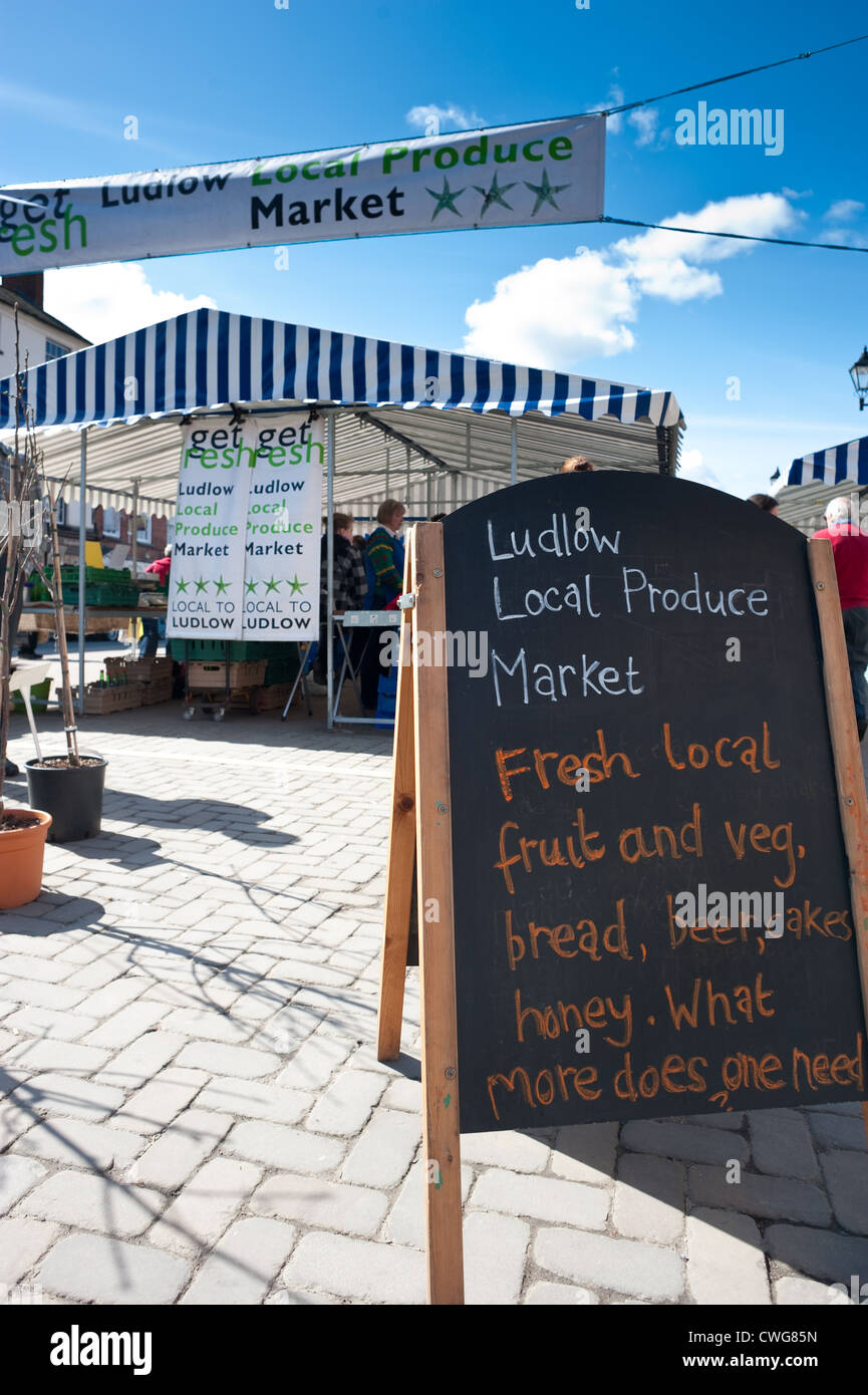 Shropshire market hi-res stock photography and images - Alamy