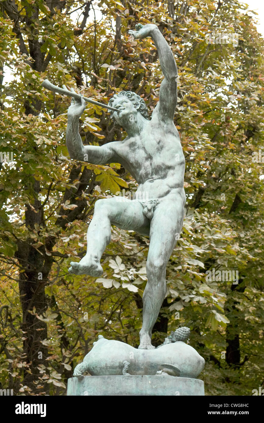 Dancing faun, Paris Stock Photo - Alamy