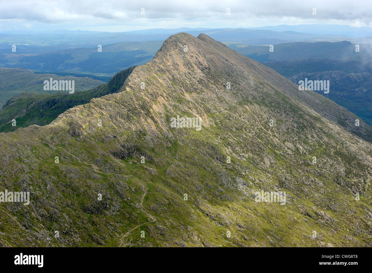 View from Snowdon 2 Stock Photo - Alamy