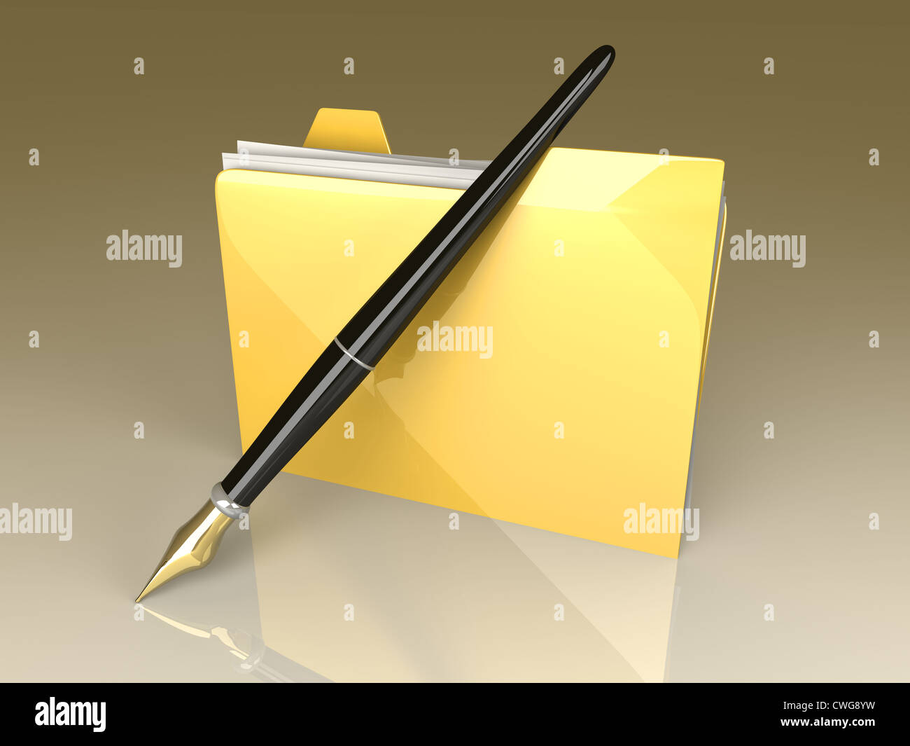 A written documents device Stock Photo - Alamy