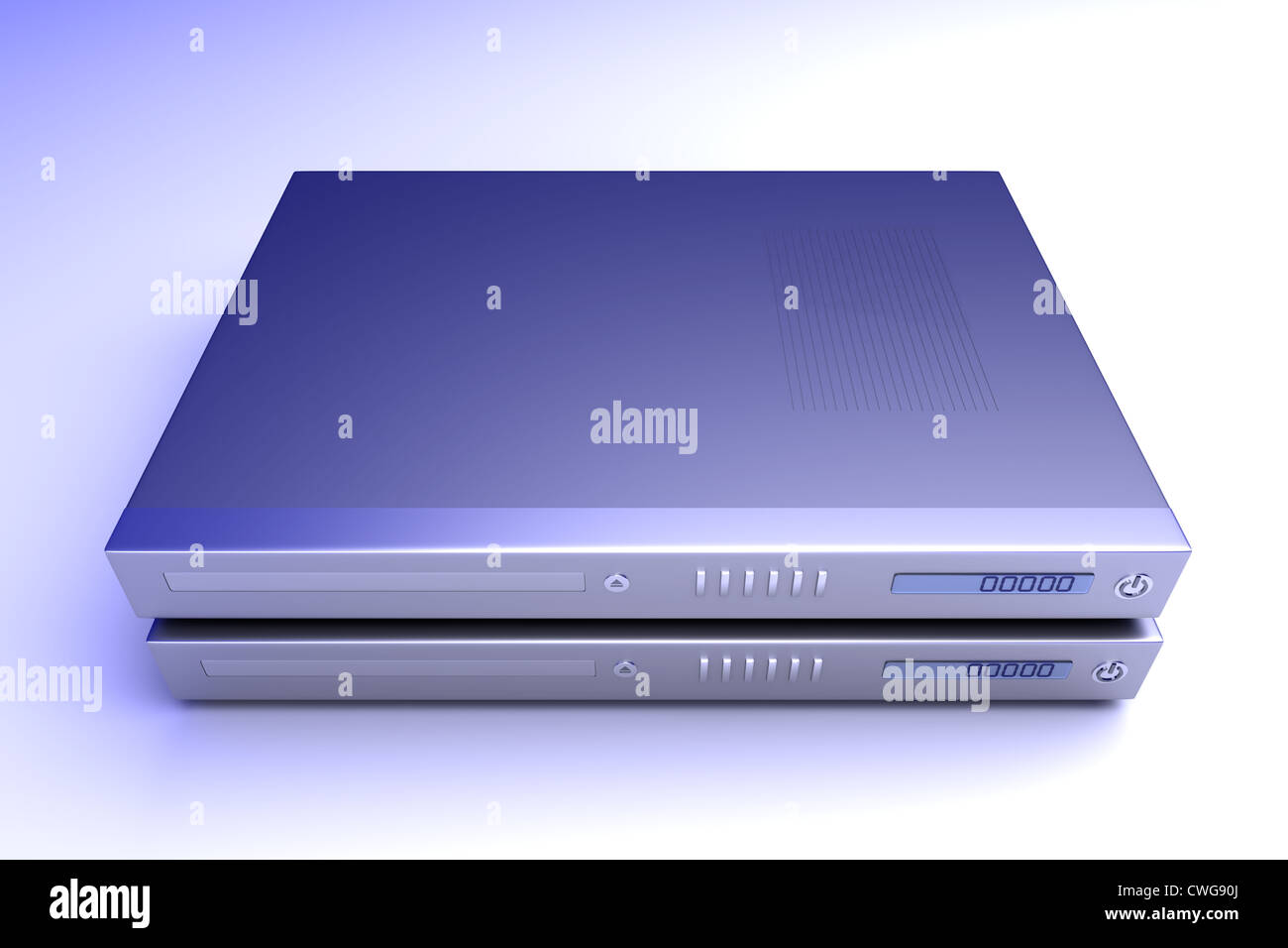 Two generic DVD devices Stock Photo - Alamy