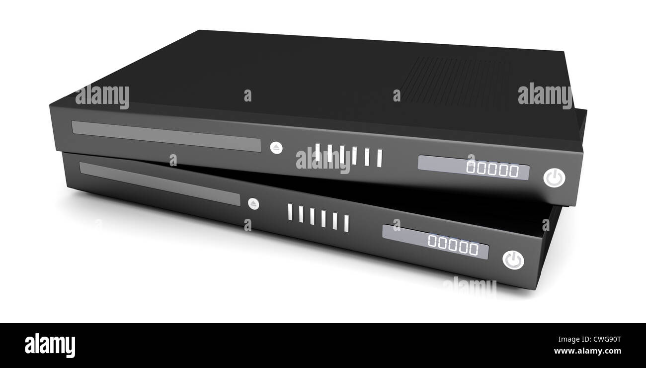 Two generic DVD devices Stock Photo - Alamy