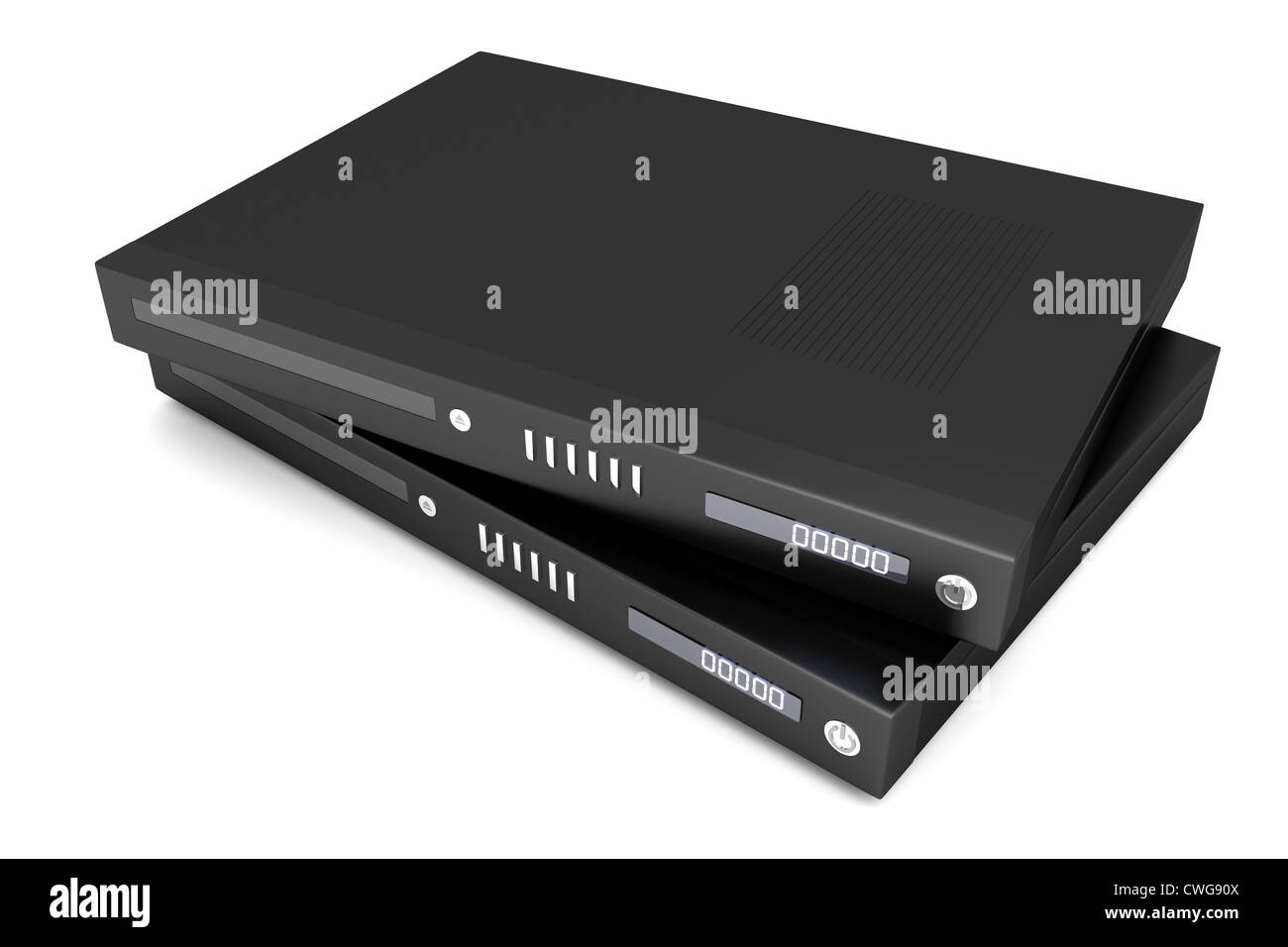 Two generic DVD devices Stock Photo - Alamy
