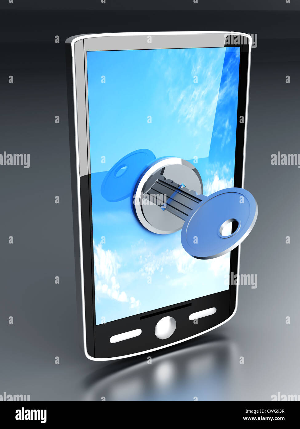 A locked smartphone Stock Photo - Alamy