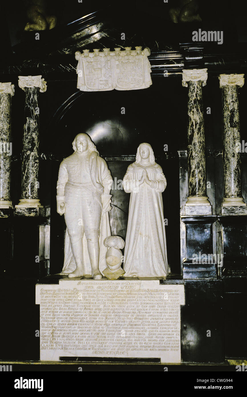 Tomb of Swedish soldier Ake Tott and Sigrid Bielke in the Turku ...