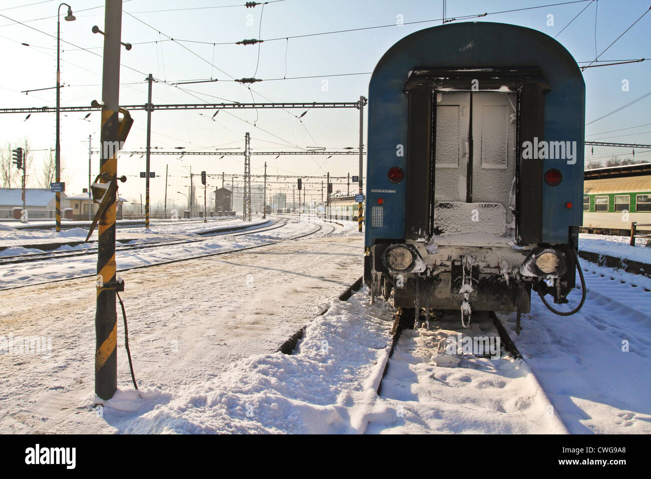 Train winter hi-res stock photography and images - Alamy