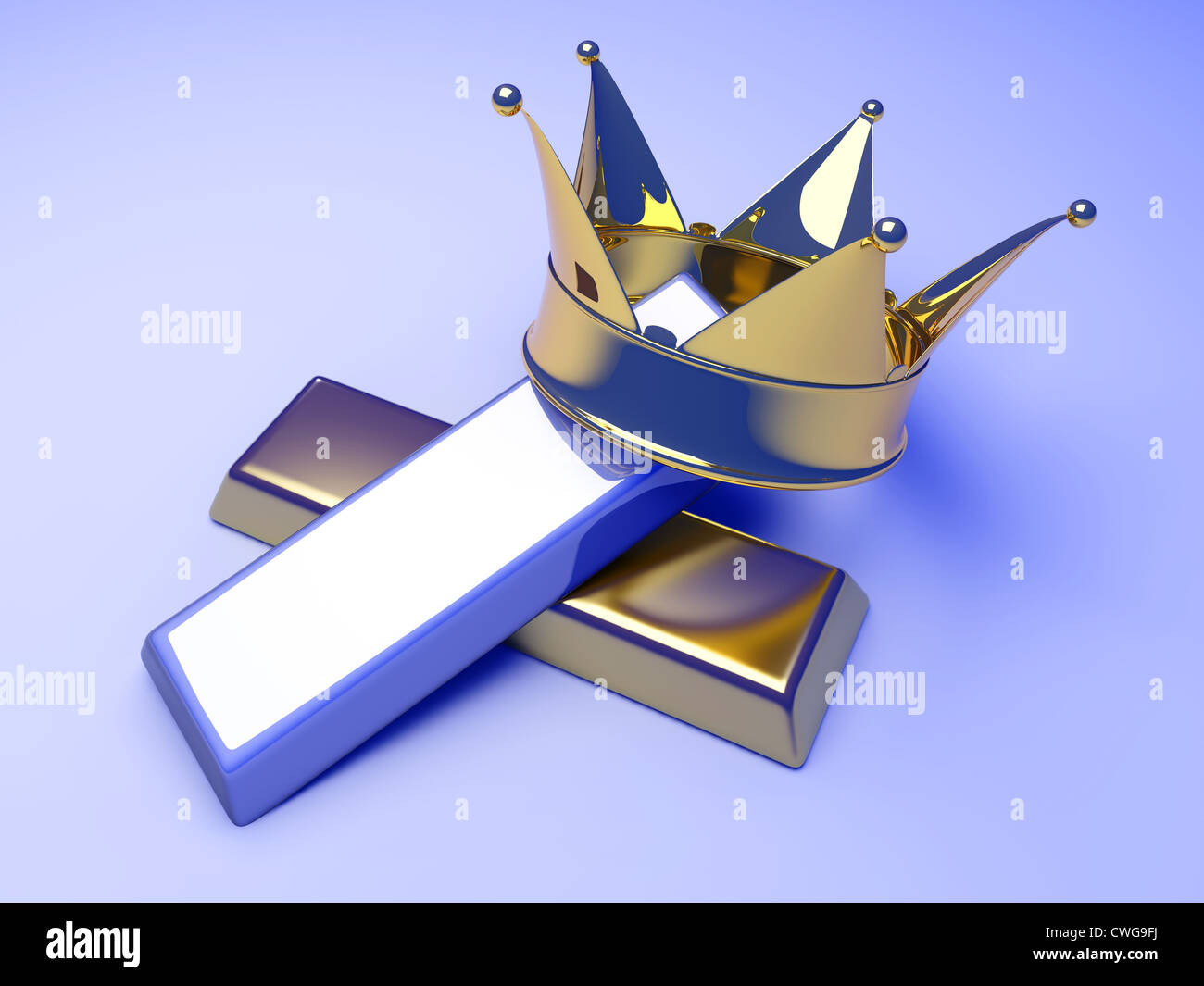 3d digital render royal crown hi-res stock photography and images - Alamy