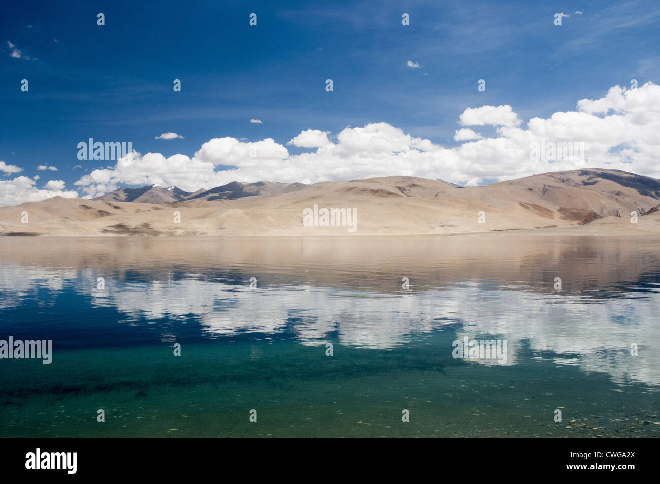 Tso Moriri, a remote lake in Ladakh, a region on the edge of the ...