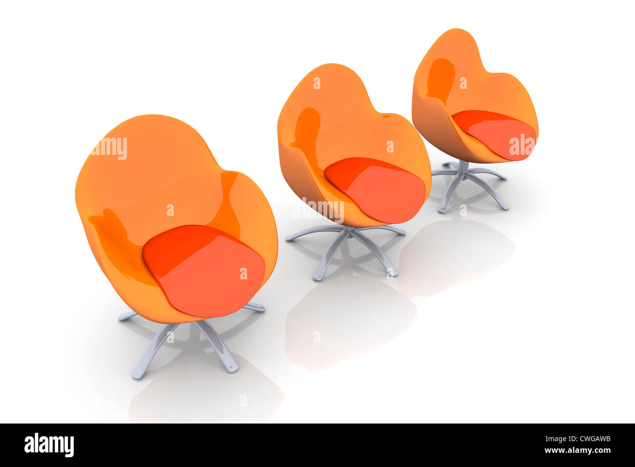 A group of design chairs Stock Photo - Alamy