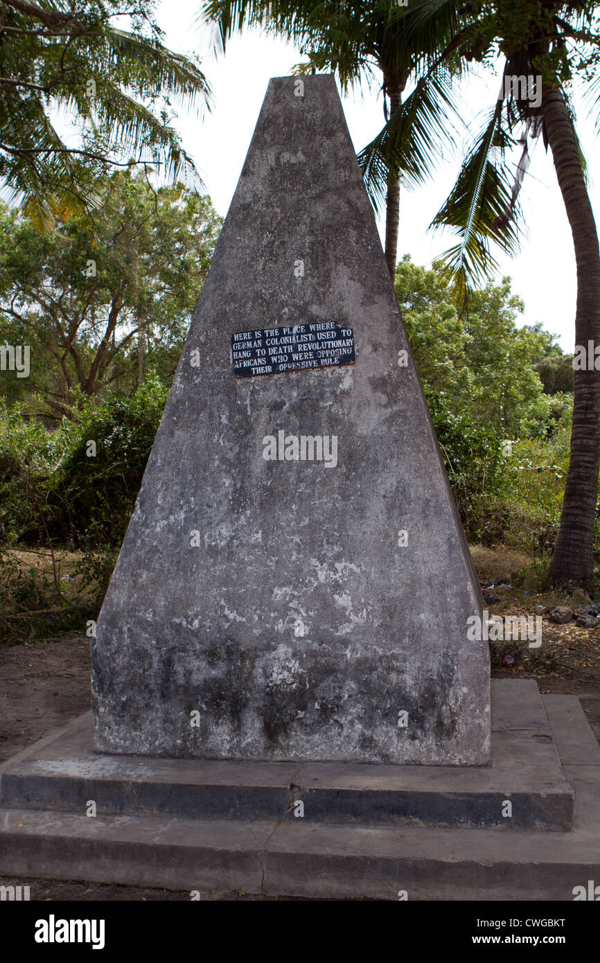 The Hanging Place at The Old Boma, Bagamoyo, Tanzania Stock Photo - Alamy