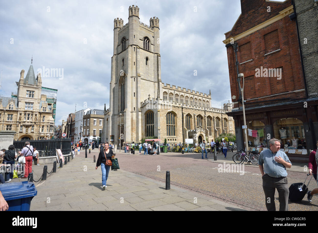 Cambridge town view Stock Photo - Alamy
