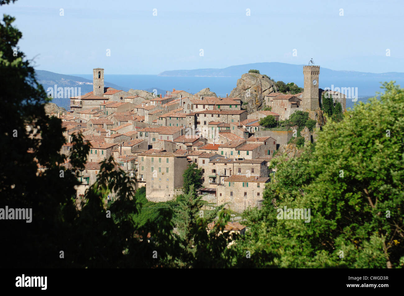 Tuscany, in the Maremma Roccatederighi Stock Photo - Alamy