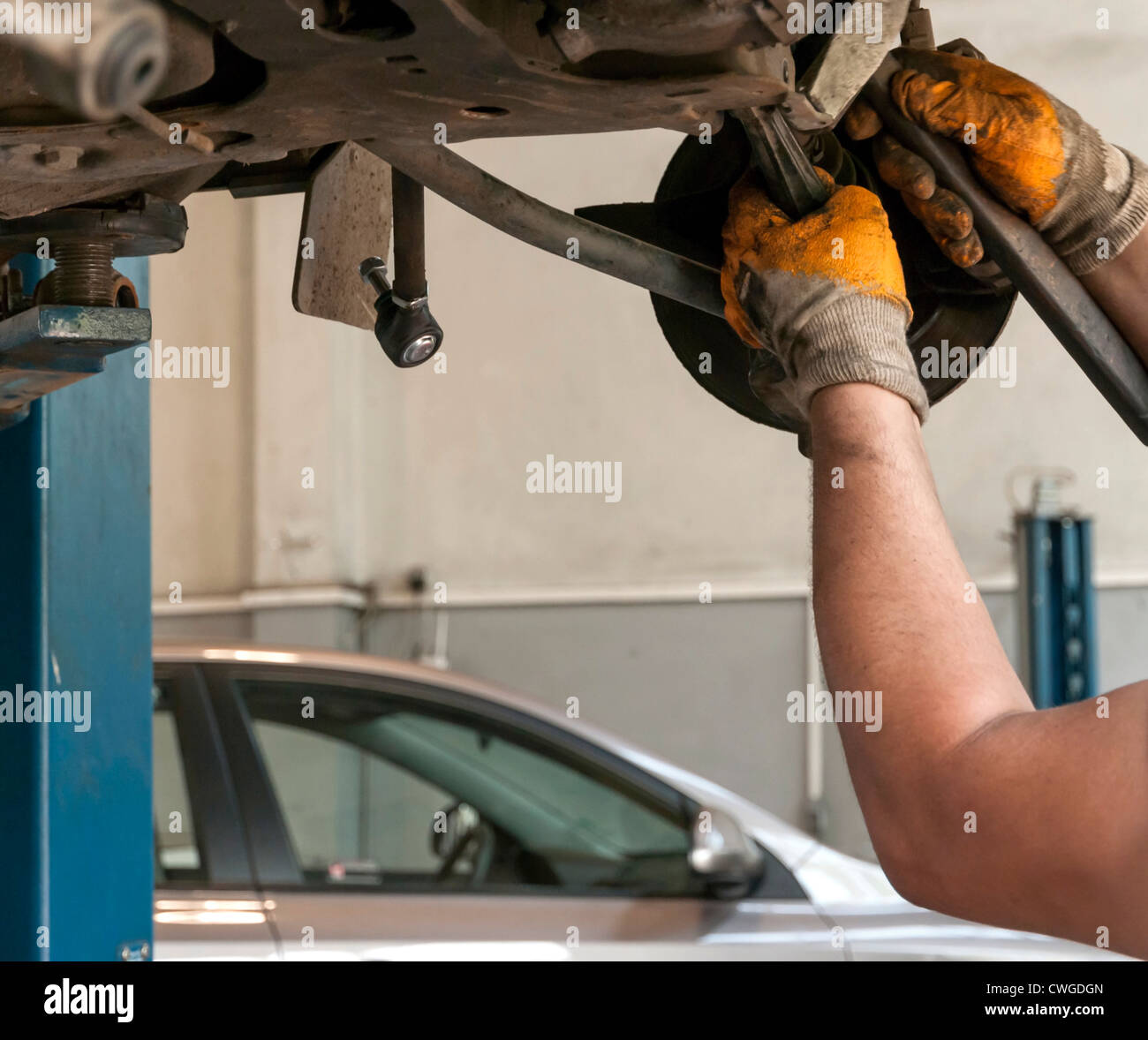 Car service inside Stock Photo - Alamy