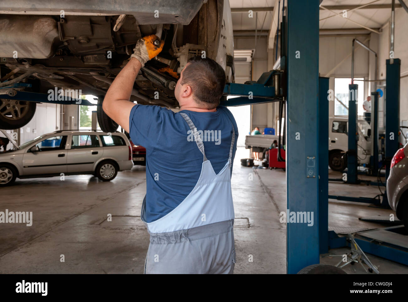 Car service inside Stock Photo - Alamy