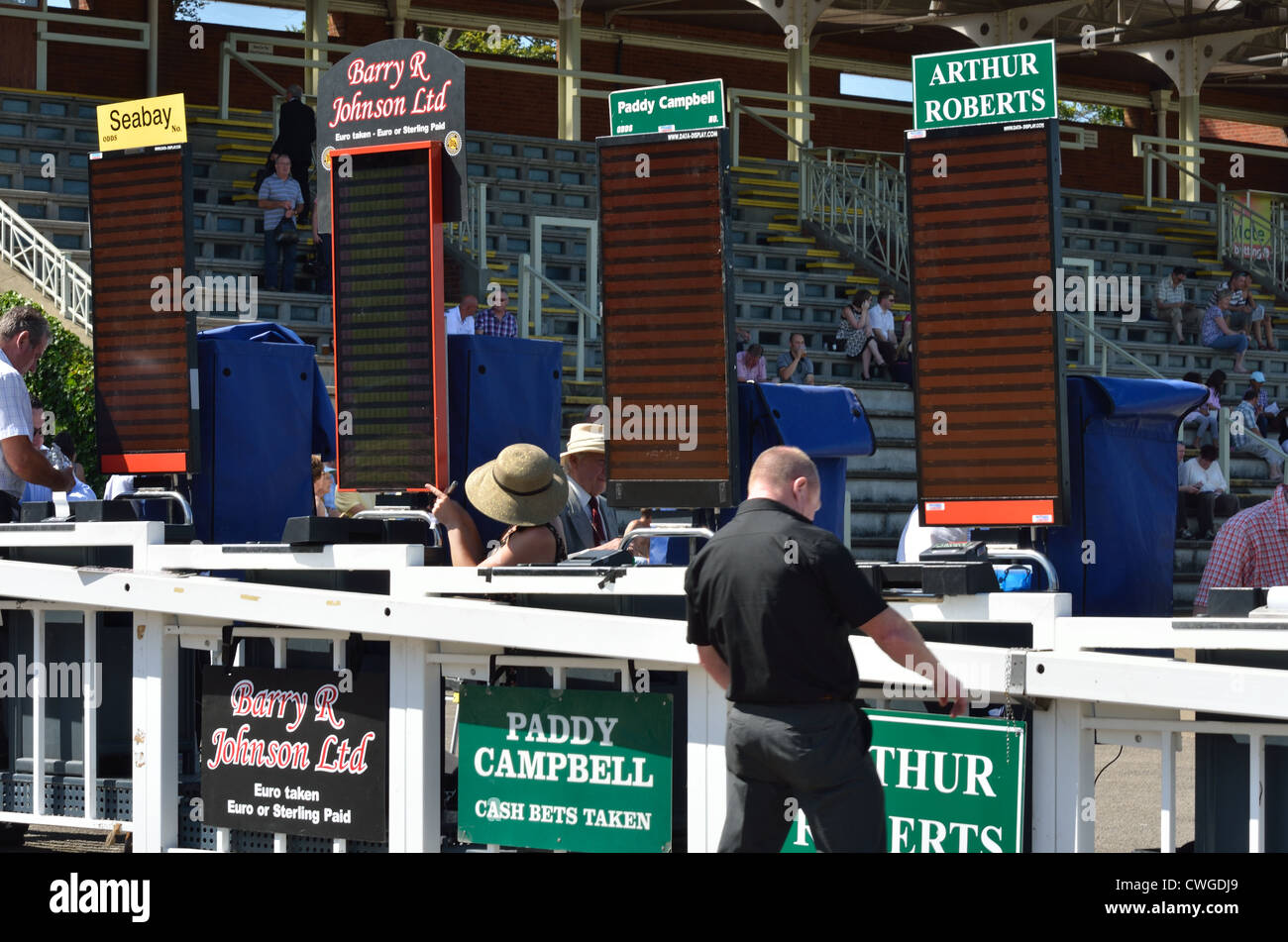 Traditional bookmakers electronic signs Stock Photo - Alamy
