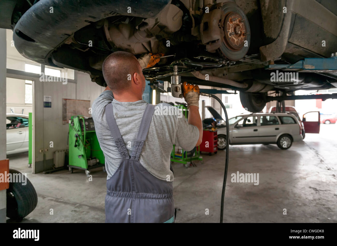 Car service inside Stock Photo - Alamy